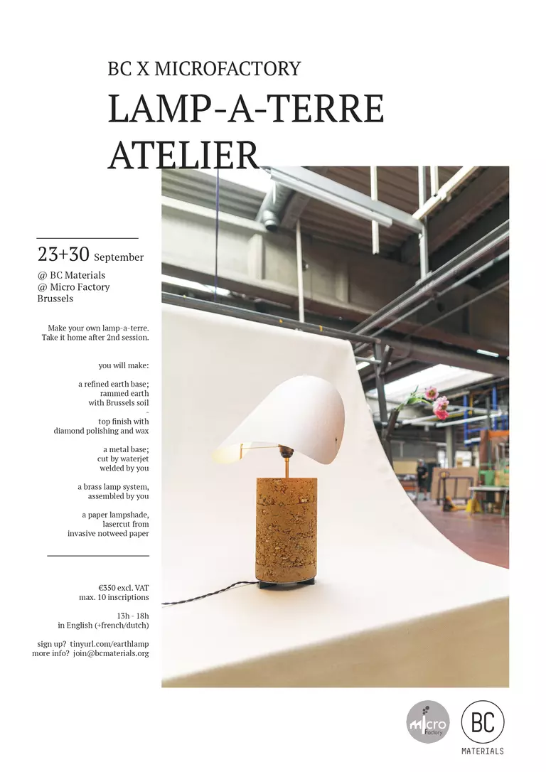 Lamp-à-Terre Atelier | BC materials
